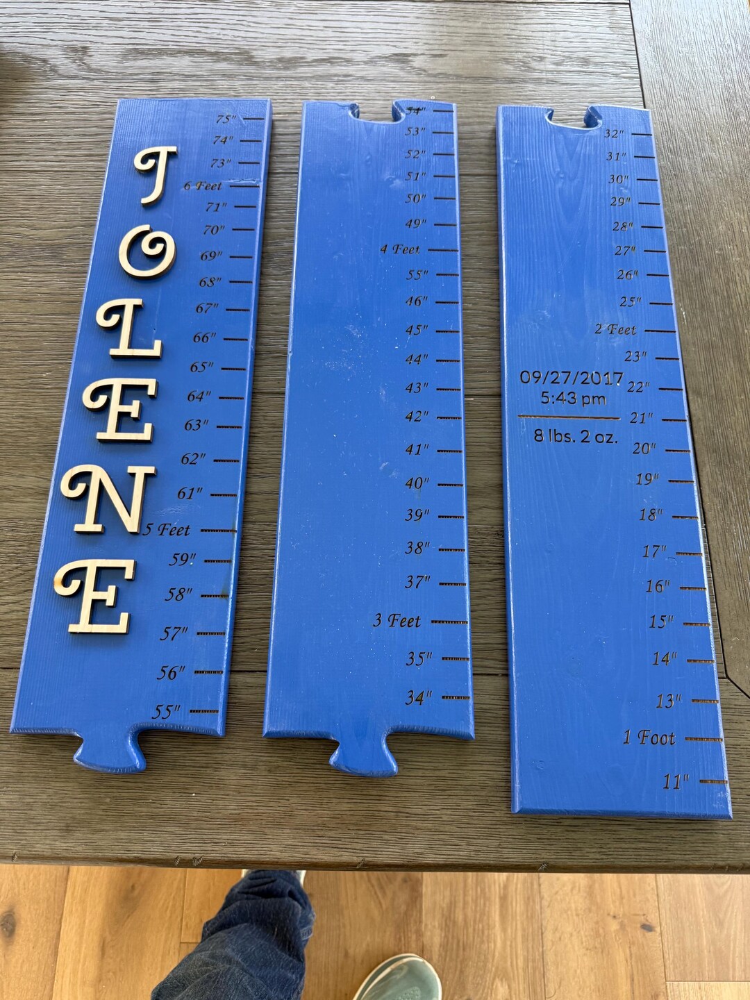 The Ultimate 3-piece Wooden Growth Chart — Built to Last, Designed to ...
