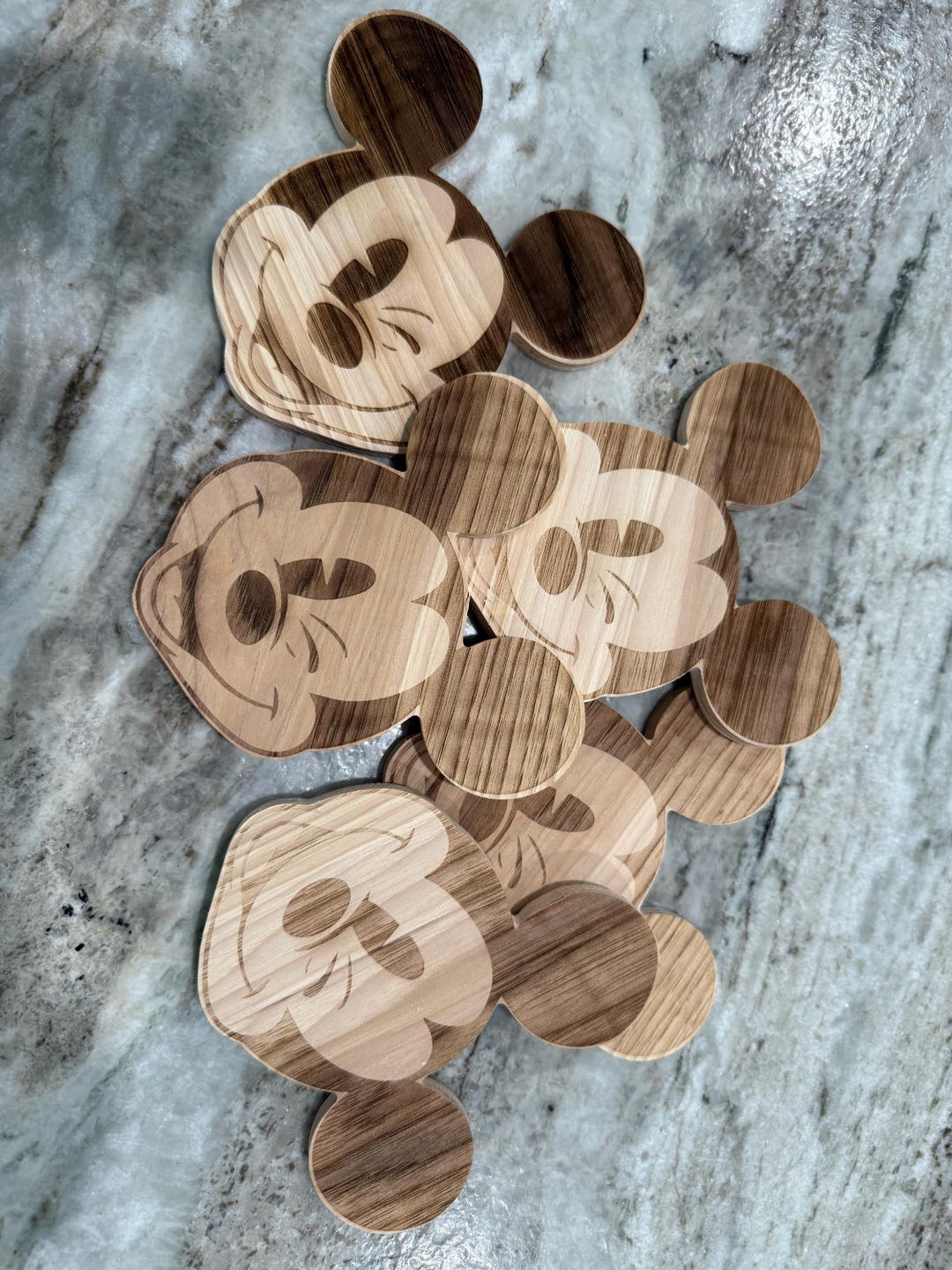 Winking Mickey Mouse Engraved 4.5” Coasters (set of 4). - Etsy