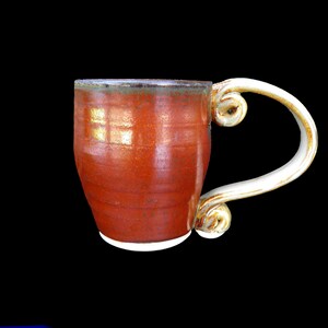 Hand-thrown Stoneware Pottery Coffee Mug, Rustic Fall Pot Belly Cup ...