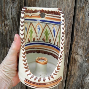 Spanish Taper Candle Wall Sconce, Mexico/toledo Spain Tabletop Candle ...