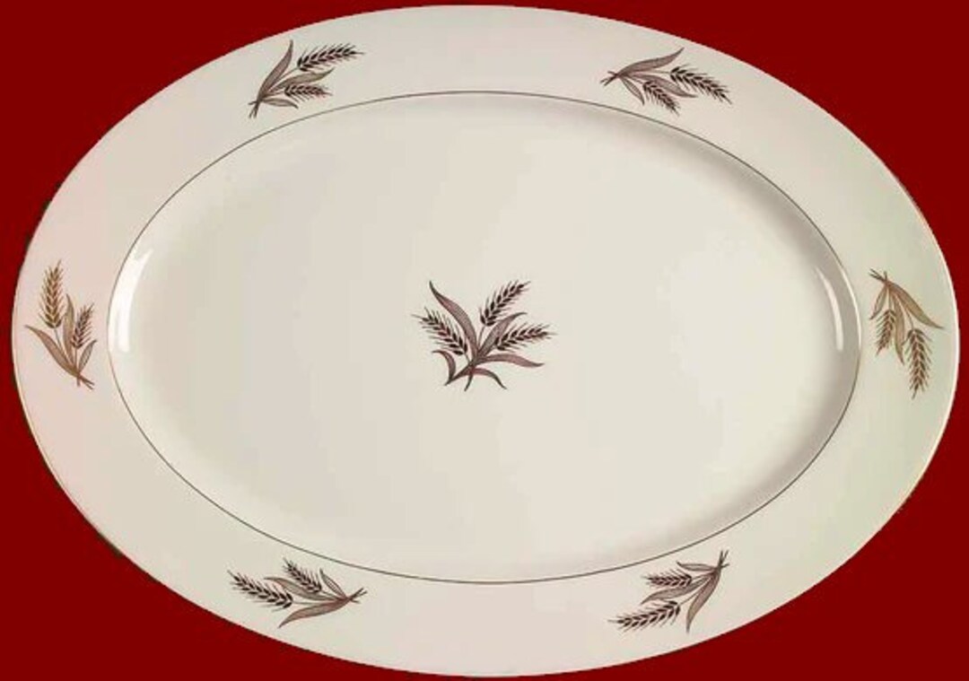 Harvest Fine China by Lenox Pattern No. R 441 (wheat), MED 14" Serving ...