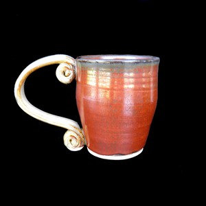 Hand-thrown Stoneware Pottery Coffee Mug, Rustic Fall Pot Belly Cup ...