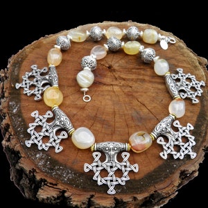 219 Hiddensee Germanic Viking Age 5-pendant Necklace, Carnelian ...