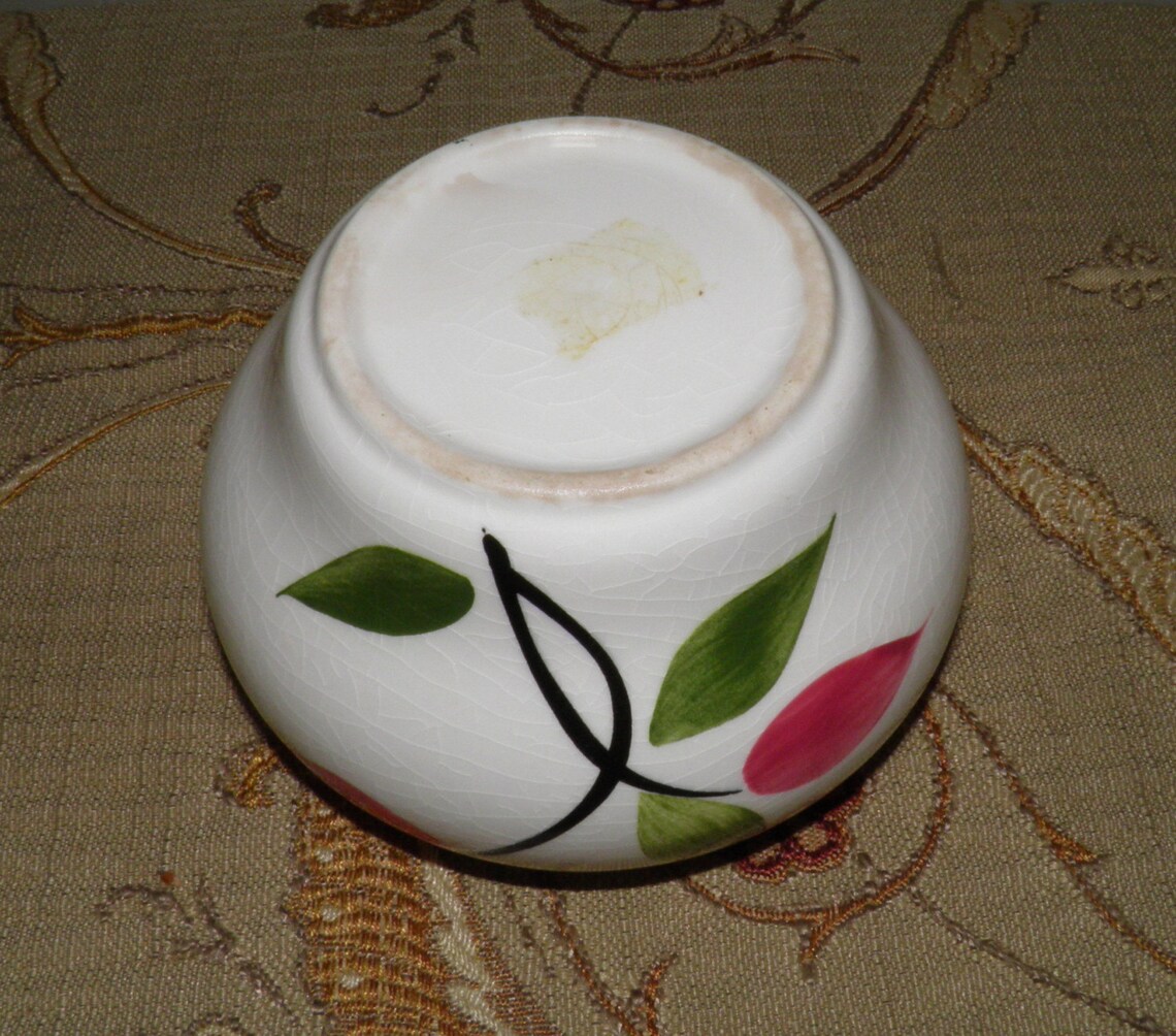 REDUCED 1950's Stetson Pottery Sugar Bowl Pink & - Etsy