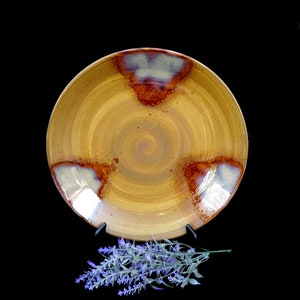 Sango Splash #4951 Pottery 11" Dinner / Charger Plate, Rustic Matte ...