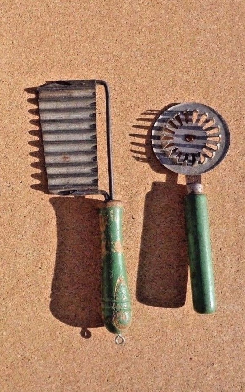 1920's Green Kitchen Gadgets 2 Vintage Kitchen Utensil | Etsy