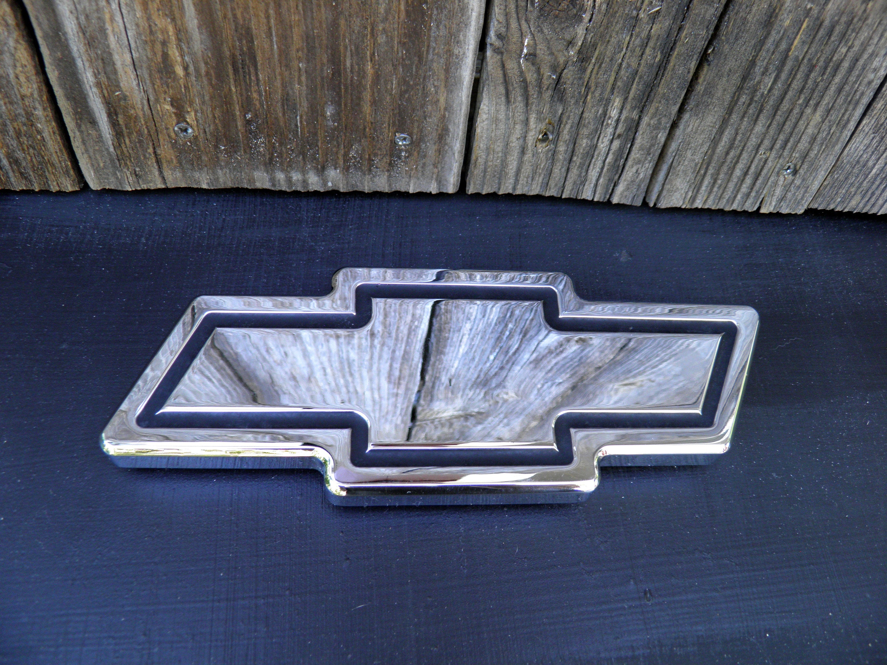 Vintage Chevrolet Bowtie Emblem, Chevy Pickup Truck Front Grill or ...