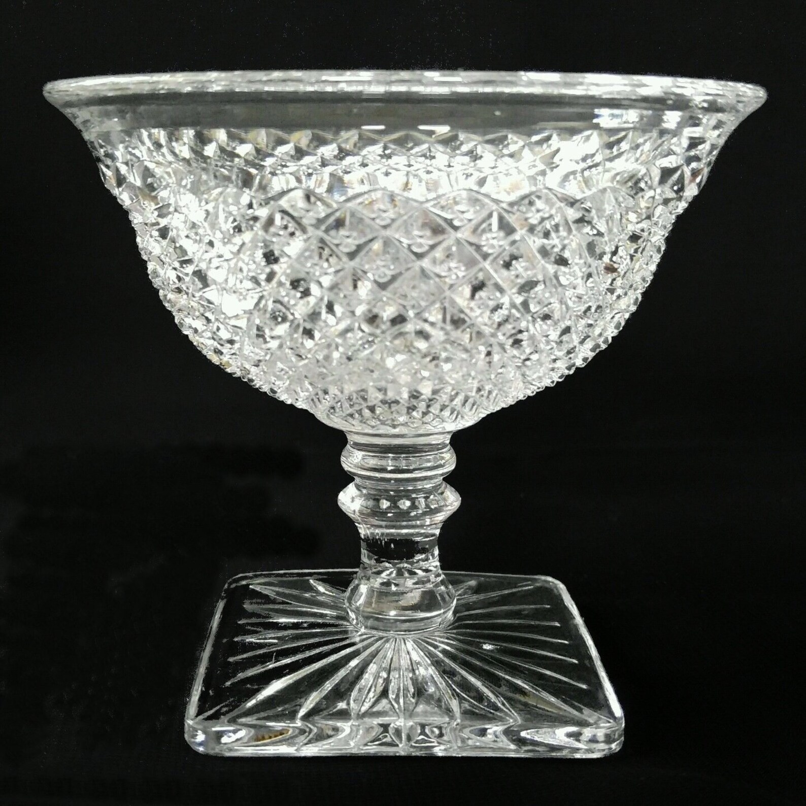 Westmoreland English Hobnail Diamond Quilted Pattern Stemmed - Etsy