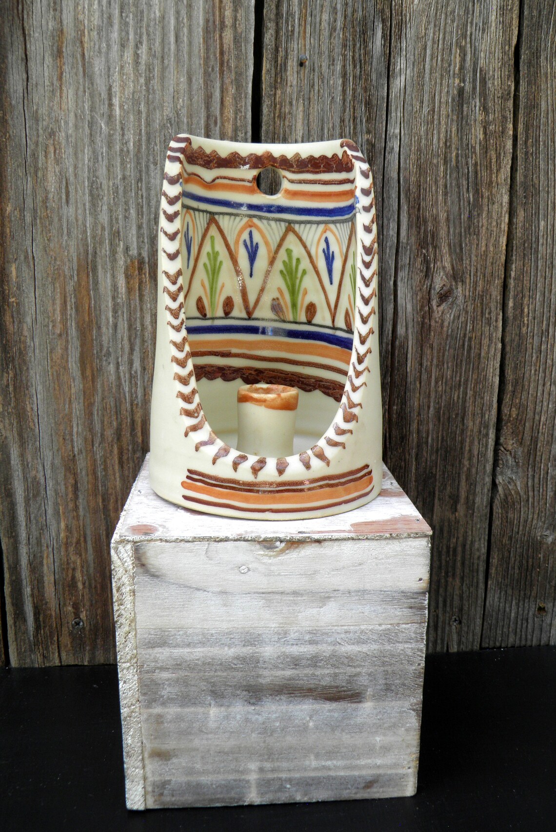 Spanish Taper Candle Wall Sconce, Mexico/toledo Spain Tabletop Candle ...
