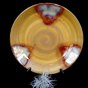 Sango Splash #4951 Pottery 11" Dinner / Charger Plate, Rustic Matte ...