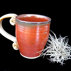 Hand-thrown Stoneware Pottery Coffee Mug, Rustic Fall Pot Belly Cup ...