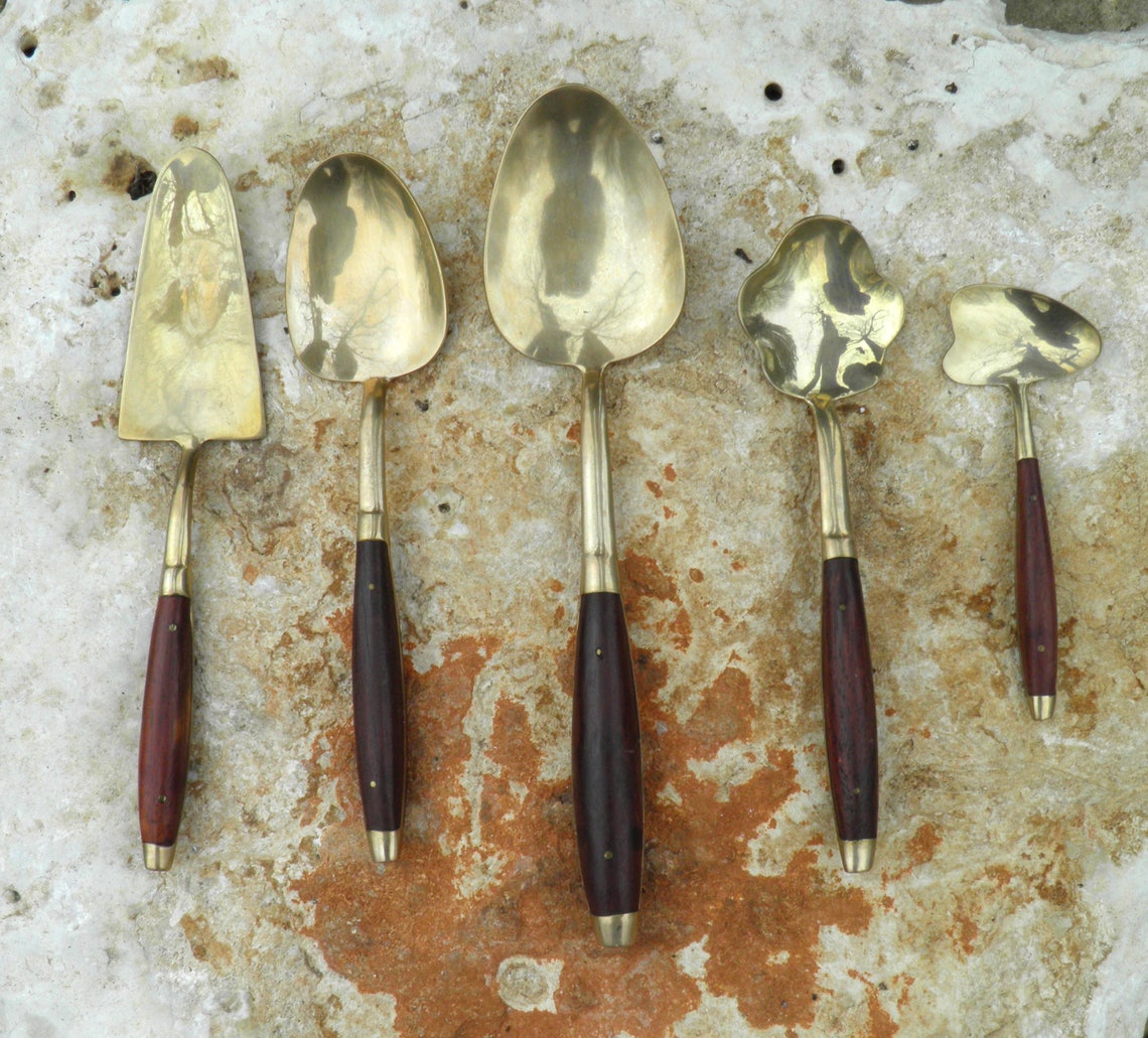 Medieval Style Bronze Cutlery Serving Pieces Priced Per | Etsy