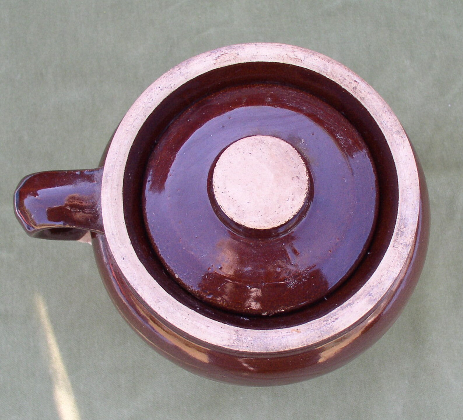 Small Bean Pot Crock No. 24 - Primitive Stoneware / Ceramic Pottery ...