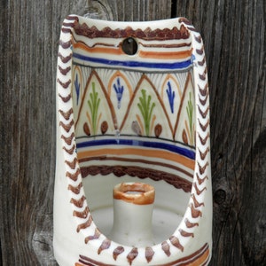 Spanish Taper Candle Wall Sconce, Mexico/toledo Spain Tabletop Candle ...