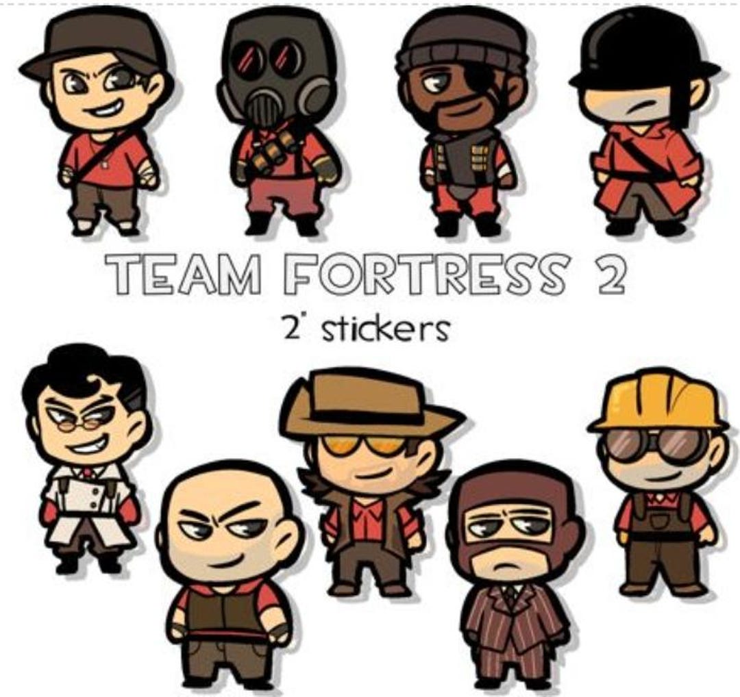 TF2 Stickers (pre-order) - Etsy