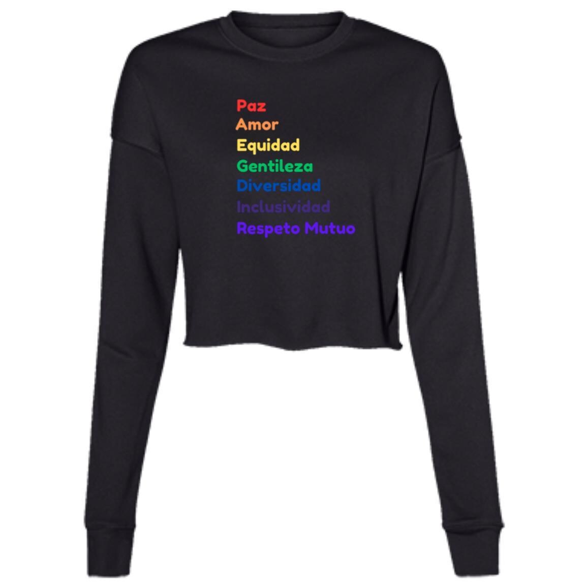 Pride is Pride in Any Language Ladies' Cropped Fleece Crew - Etsy