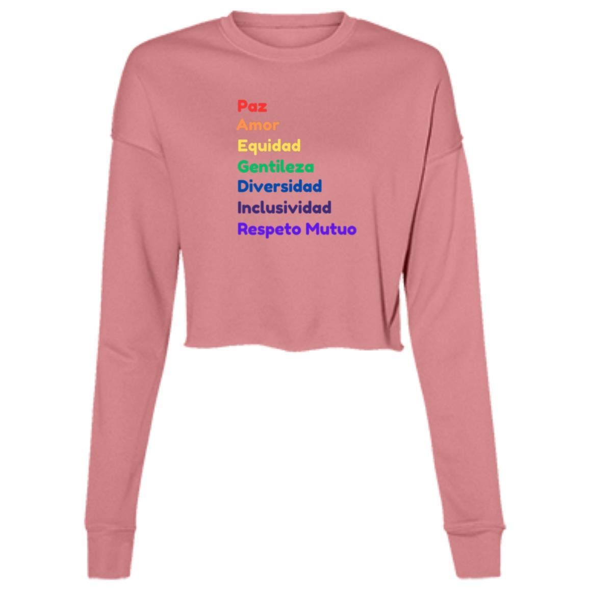 Pride is Pride in Any Language Ladies' Cropped Fleece Crew - Etsy