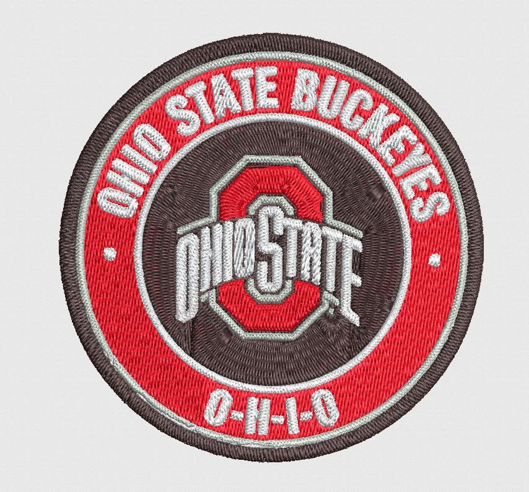 Buckeyes Fan Embroidered Iron on Patch Ohio State University OSU ...