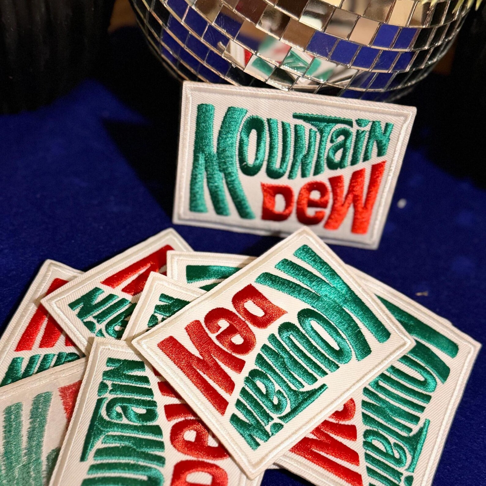 Do the Dew Inspired Embroidered Iron on Patch Trucker Hat Hat Bar Soda ...