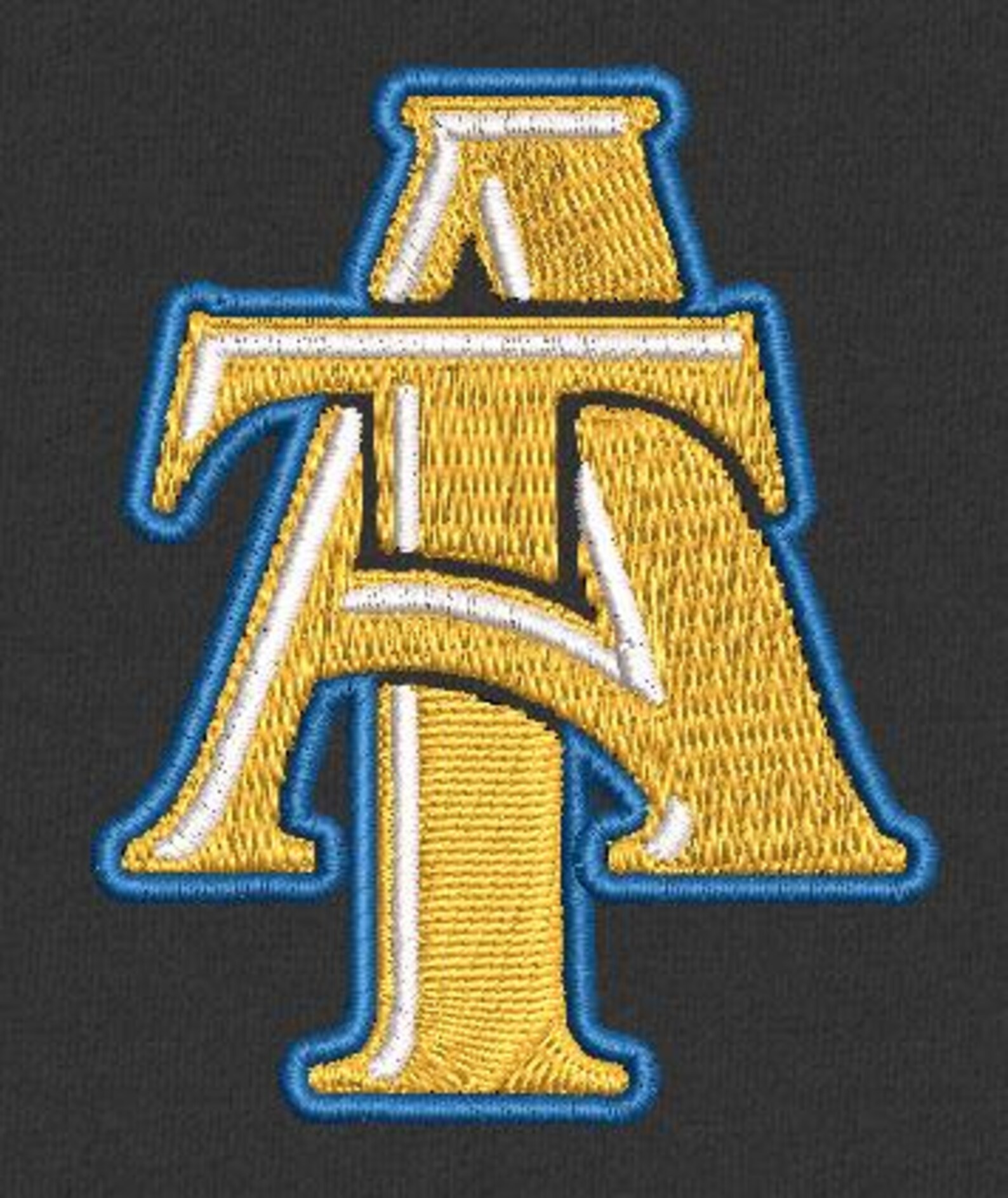 A&T Aggies College Embroidered Patch Iron on Custom College Teams ...