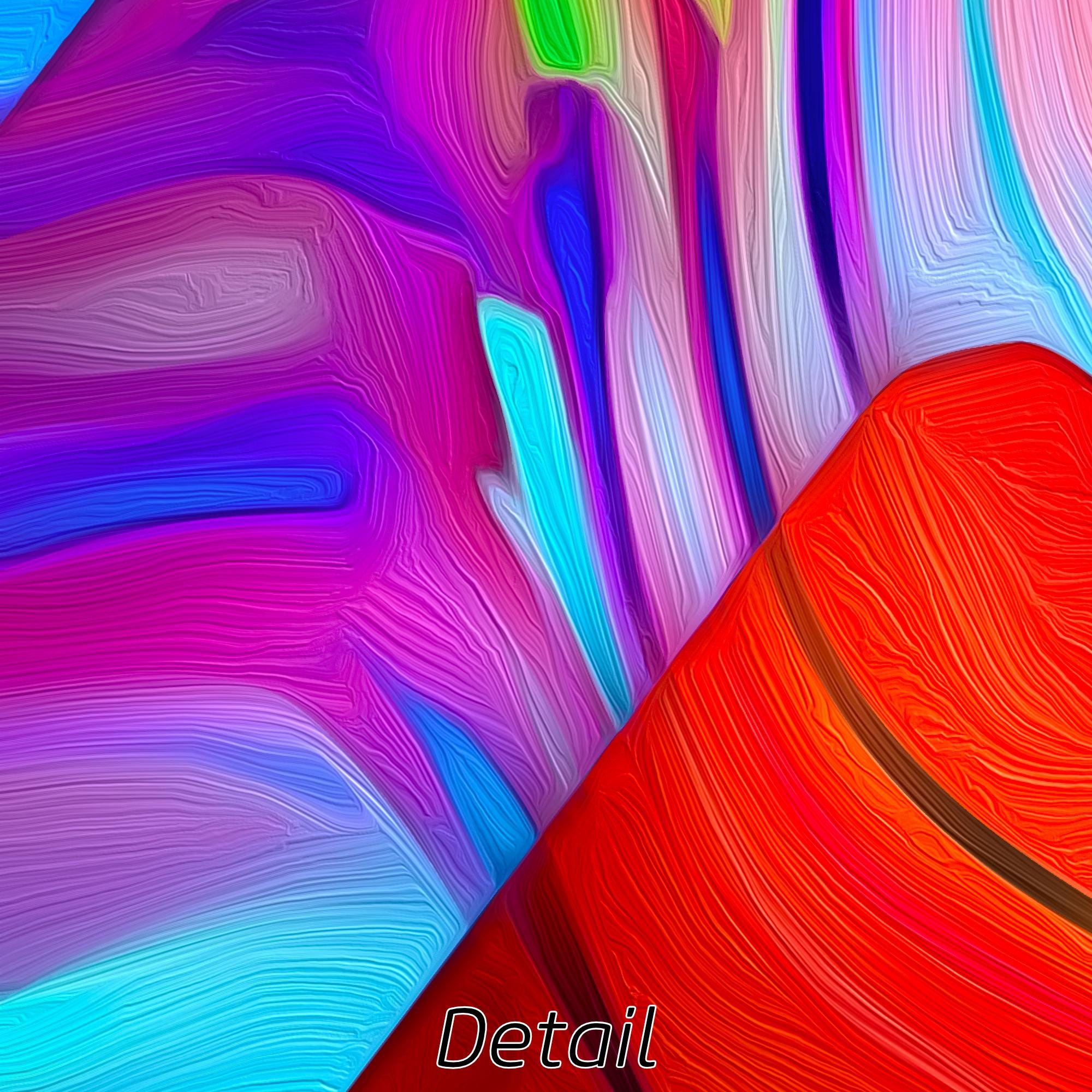 Canvas Print “reverie in 70s Technicolor” | Abstract Expressionism ...