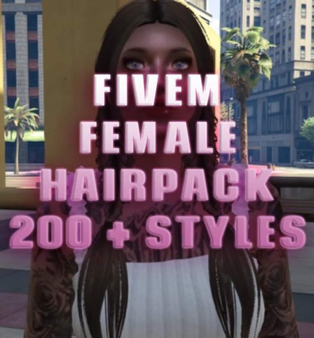 200+ FEMALE HAIRSTYLES FIVEM - Etsy