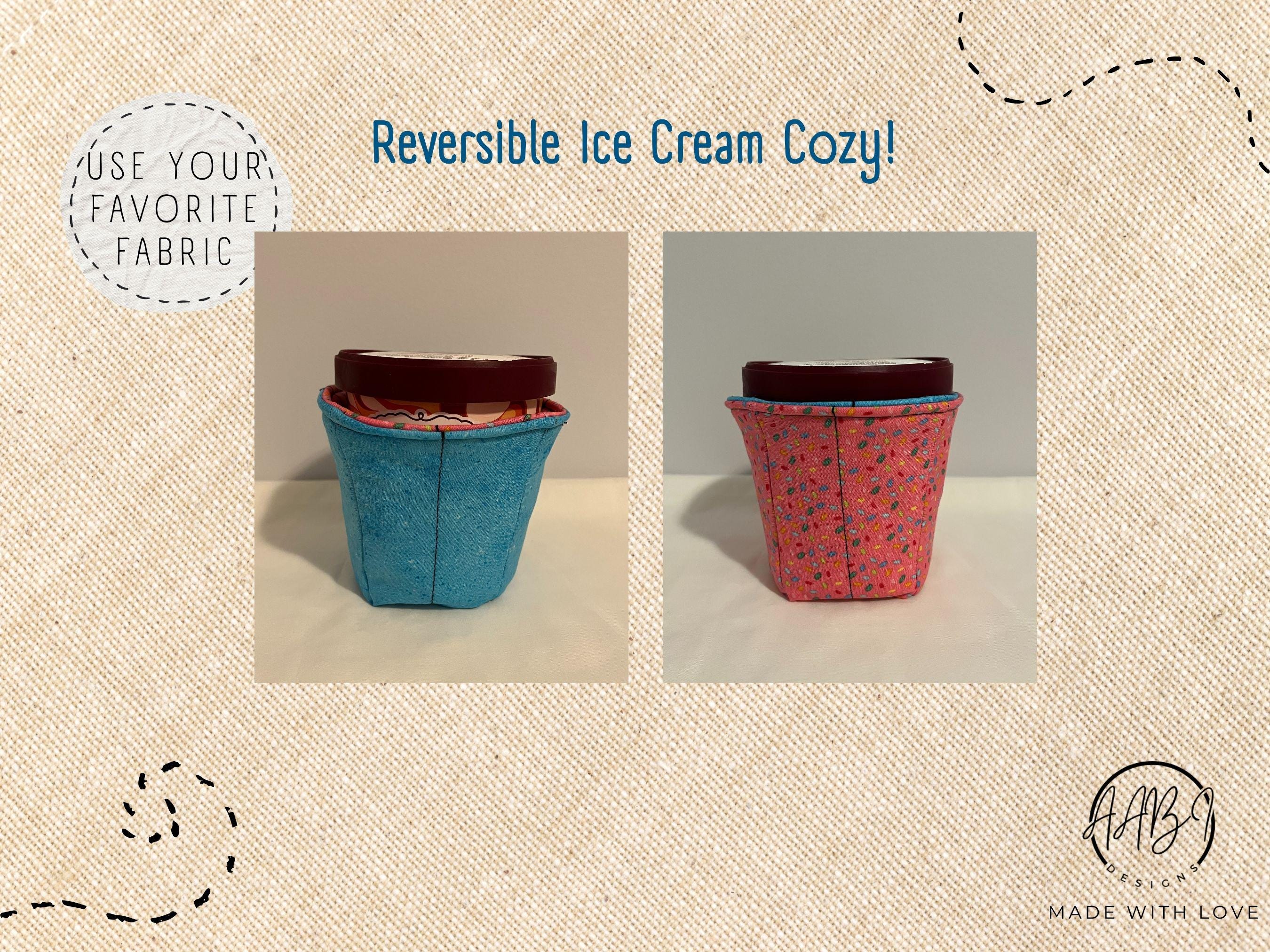 Ice Cream Cozy Sewing Pattern | PDF Digital Download | Reversible | How ...