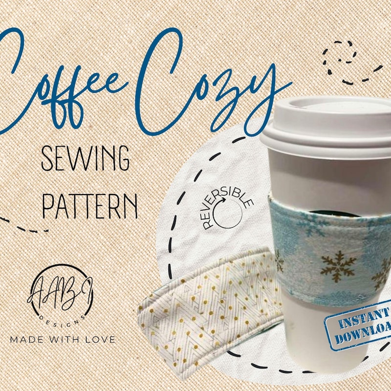 Coffee Cozy Sew - Etsy