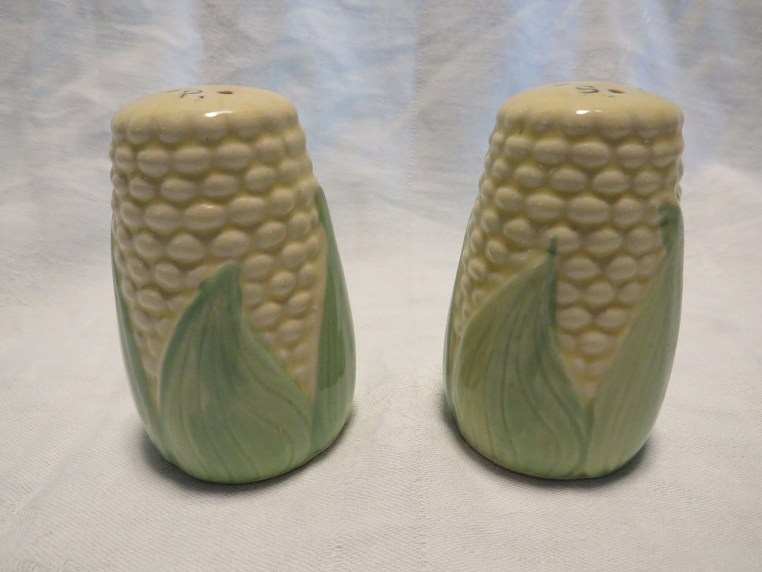 Corn on the Cob Salt and Pepper Shakers - Etsy