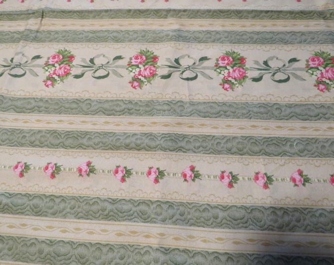 Charleston Fabric Collection Floral Stripe