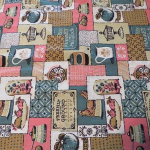 34" Wide Country Kitchen Fabric. 1/2 Yard. - Etsy