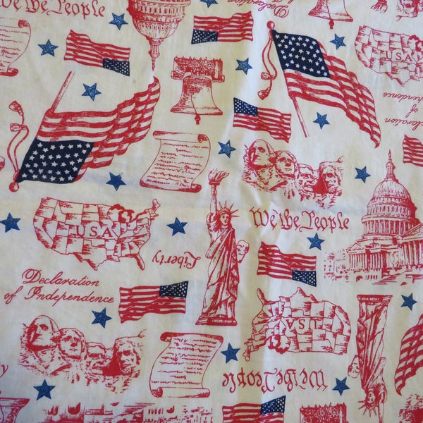 We the People Fabric - Etsy