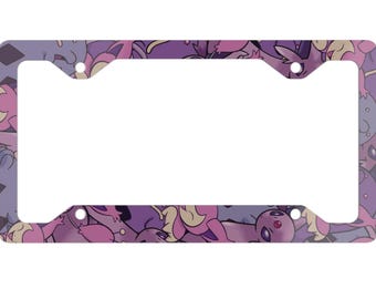 Pokemon License Plate Frame ,cute Car Accessories Anime Metal Tag ...