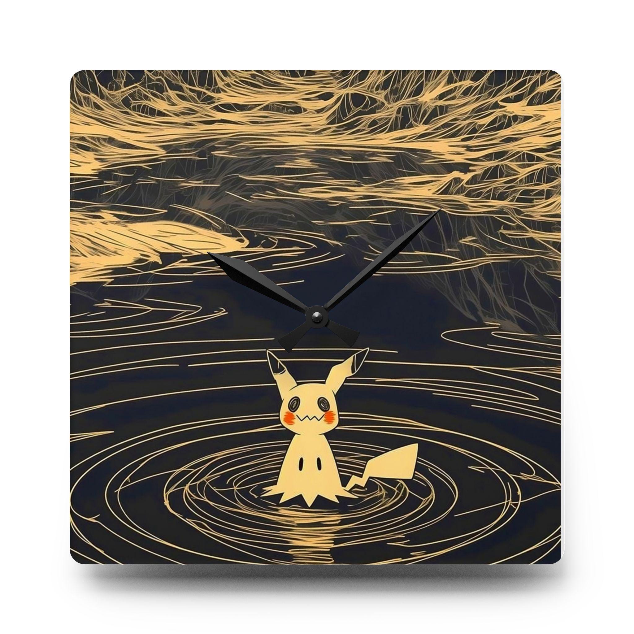 Pokemon Wall Clock, Cool Anime Decor Gaming Room Clock , Pokemon Gift ...