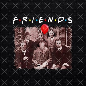 Horror Characters Friends Png, Horror Friends Png, Halloween Character ...