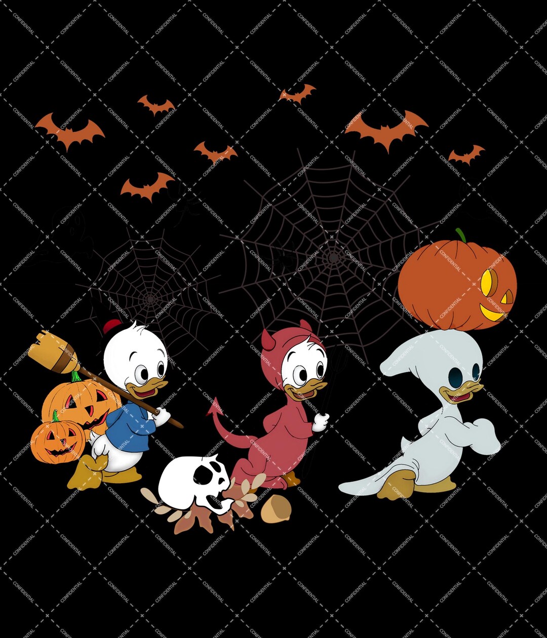 Huey Dewey Louie Halloween Png, Halloween Costume Png, Trick or Treat ...