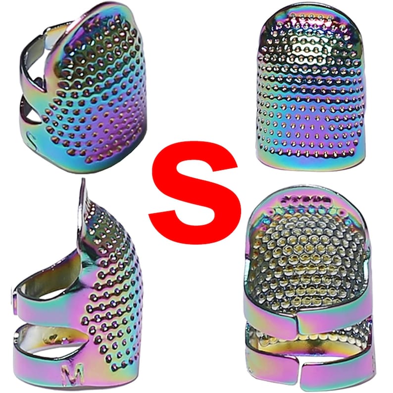 Sewing Thimble Retro Sewing Finger Protection Cover Needle Thimble Ring ...