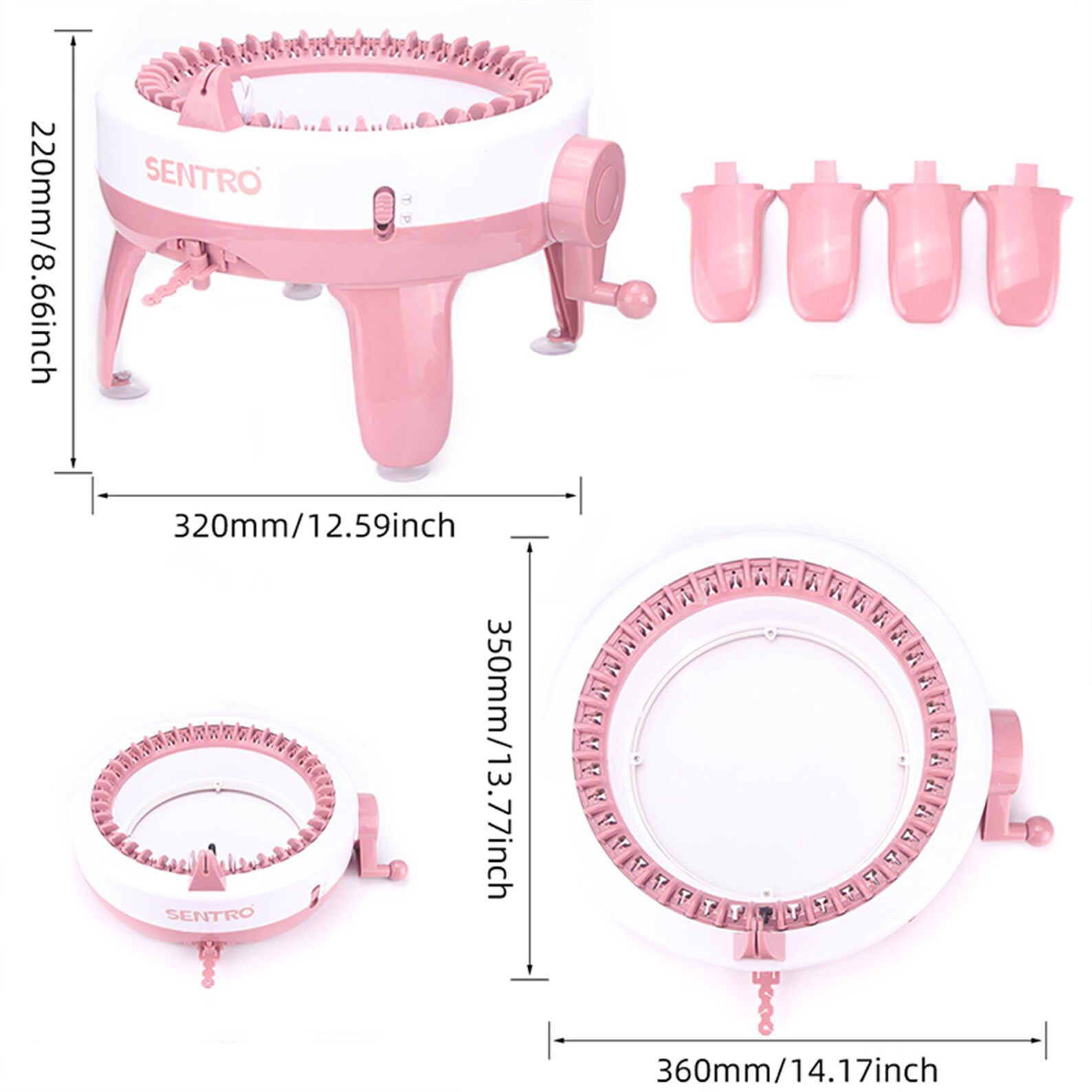 40-needle Hand Knitting Machine DIY Hand Knit Scarf Sweater for Adult ...