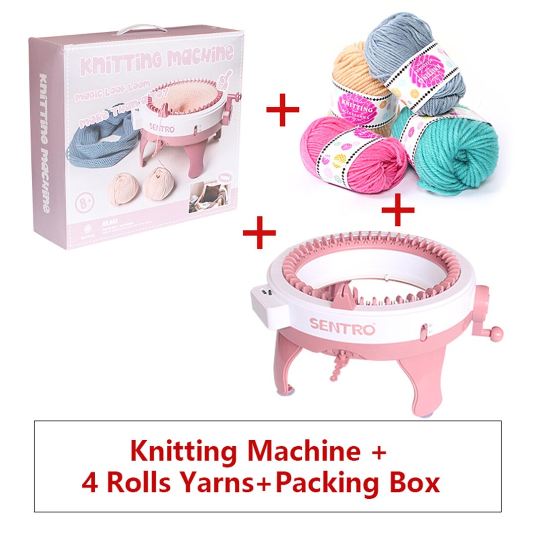 48needle Handmade Knitting Machine Cylinder Wool Loom Scarf Sweater Hat ...