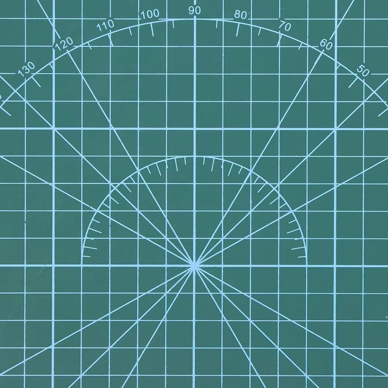 Double-sided PVC Cutting Mat for Leathercraft, Knife & Mallet Work ...