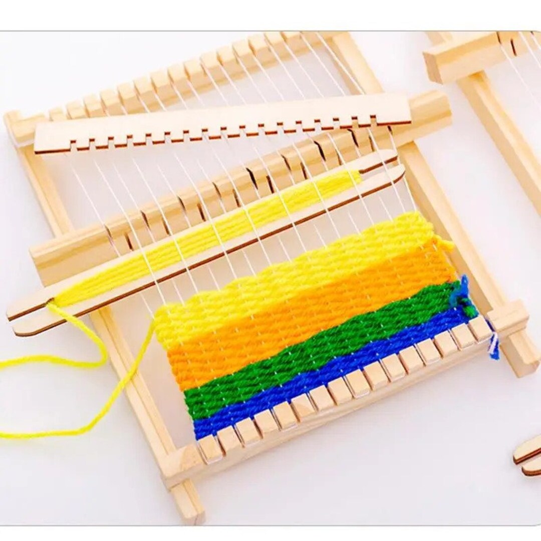 Knitting Loom Mini DIY Traditional Wooden Weaving Toy Loom Handmade ...