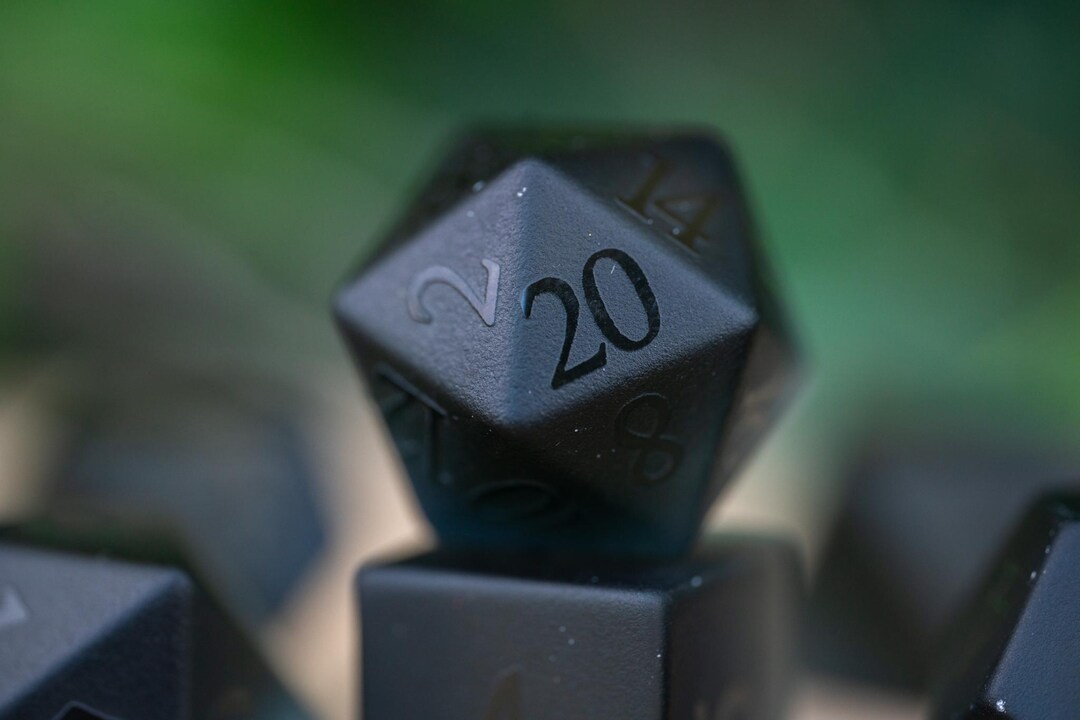 Gemstone Dice / Dnd Dice Set / Rock Dice / Gravebloom Curse - Etsy