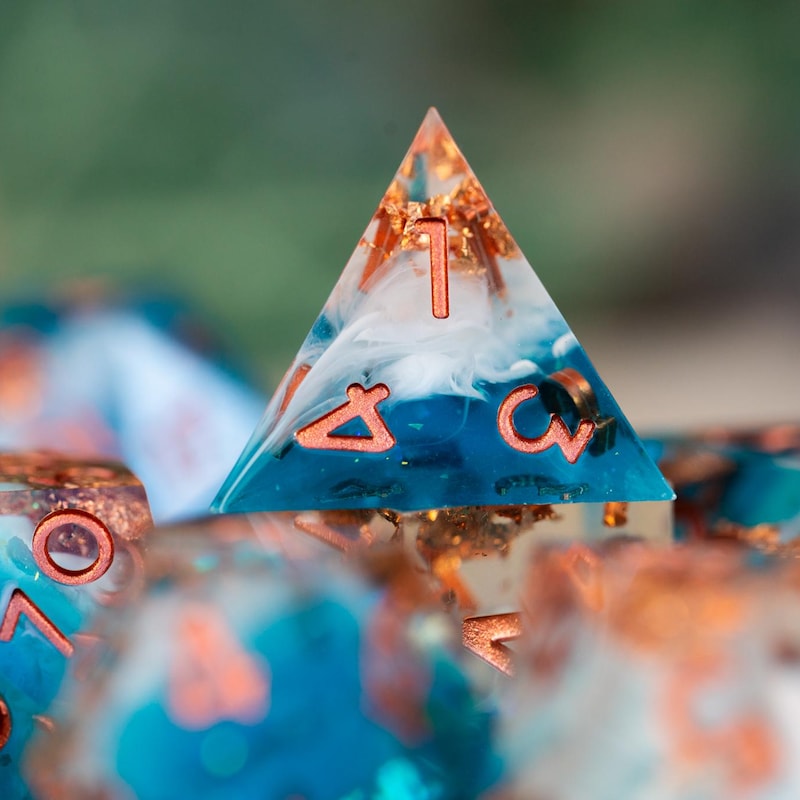 Dnd Dice Set Tide - Etsy