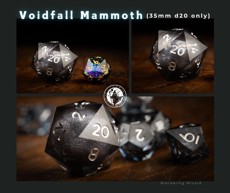 Giant Liquid Core D20 Dice for D&D | 35mm Oversized Emerald Die ...