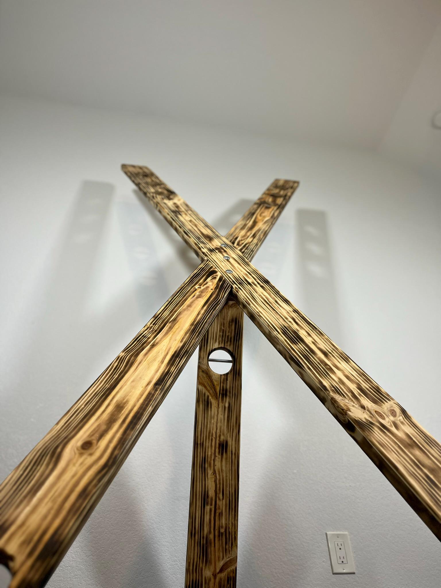 St Andrews Cross | Wood BDSM Dungeon Furniture | Bondage Cross | Sex ...
