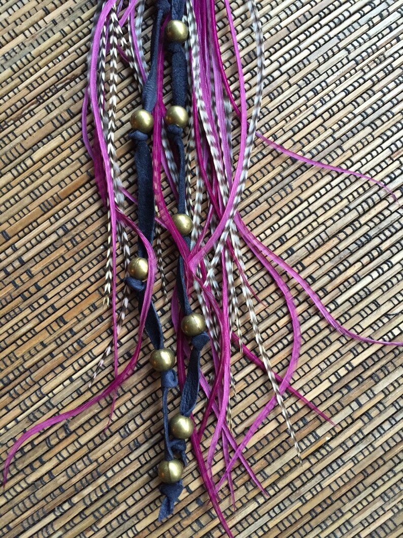 Feather BOHO Uni-earring.handmade Zoë Battles Designs. One of a Kind - Etsy