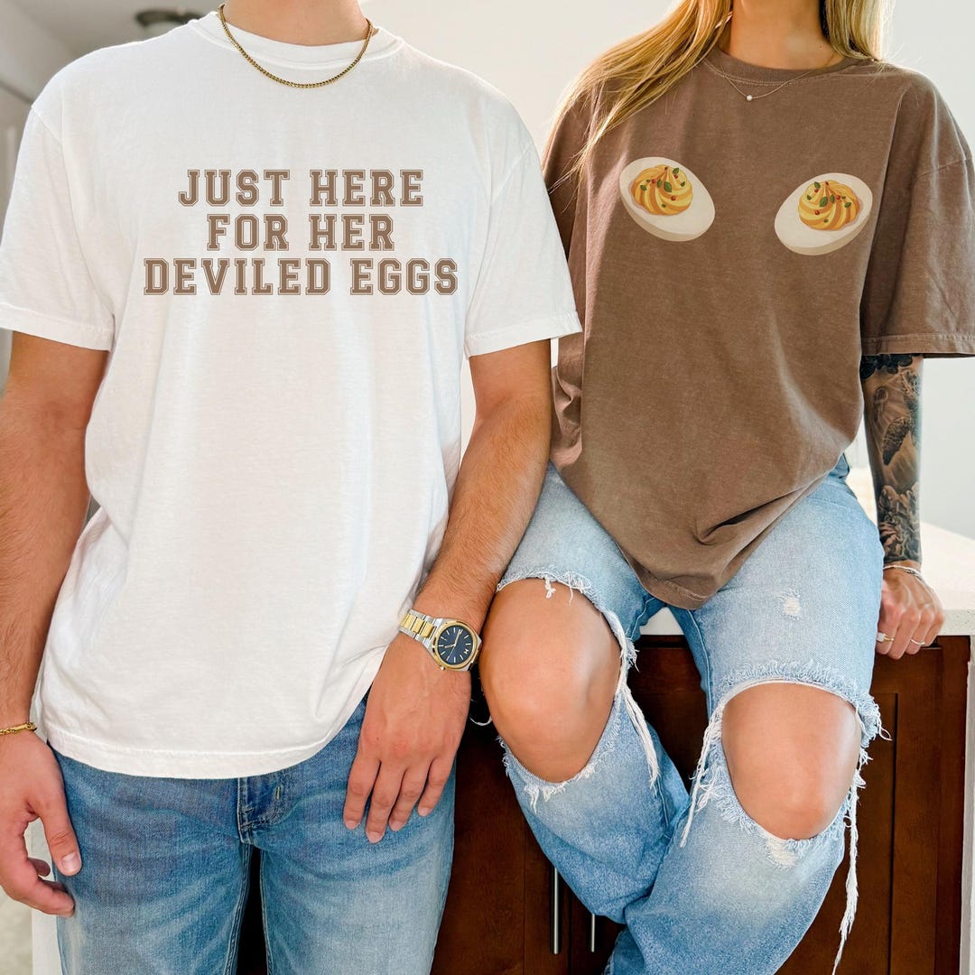 Inappropriate Raunchy Deviled Eggs Couples Matching Holiday ...