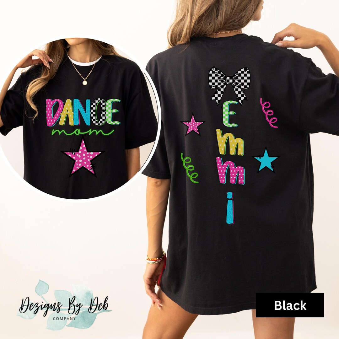 Comfort Colors Custom Group Dance Shirt |custom Dance Team Competition ...