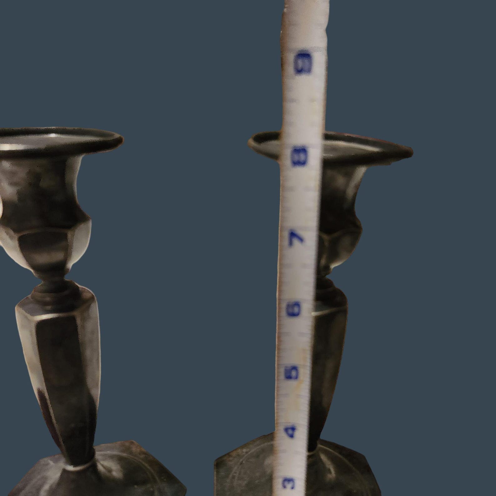 Vintage Wilcox Silver Plate Candlesticks 7 Tall - Etsy