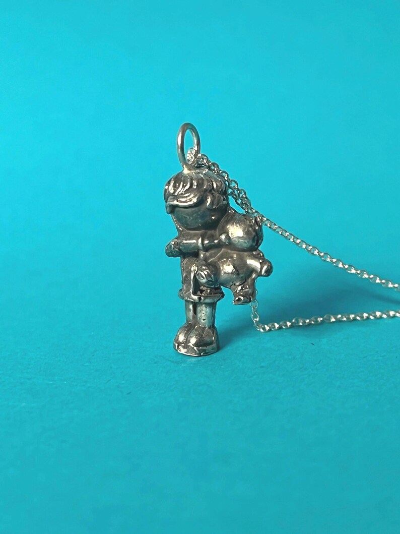 Sterling Silver Polly Pocket Holding a Baby Bear and Bottle Necklace - Etsy